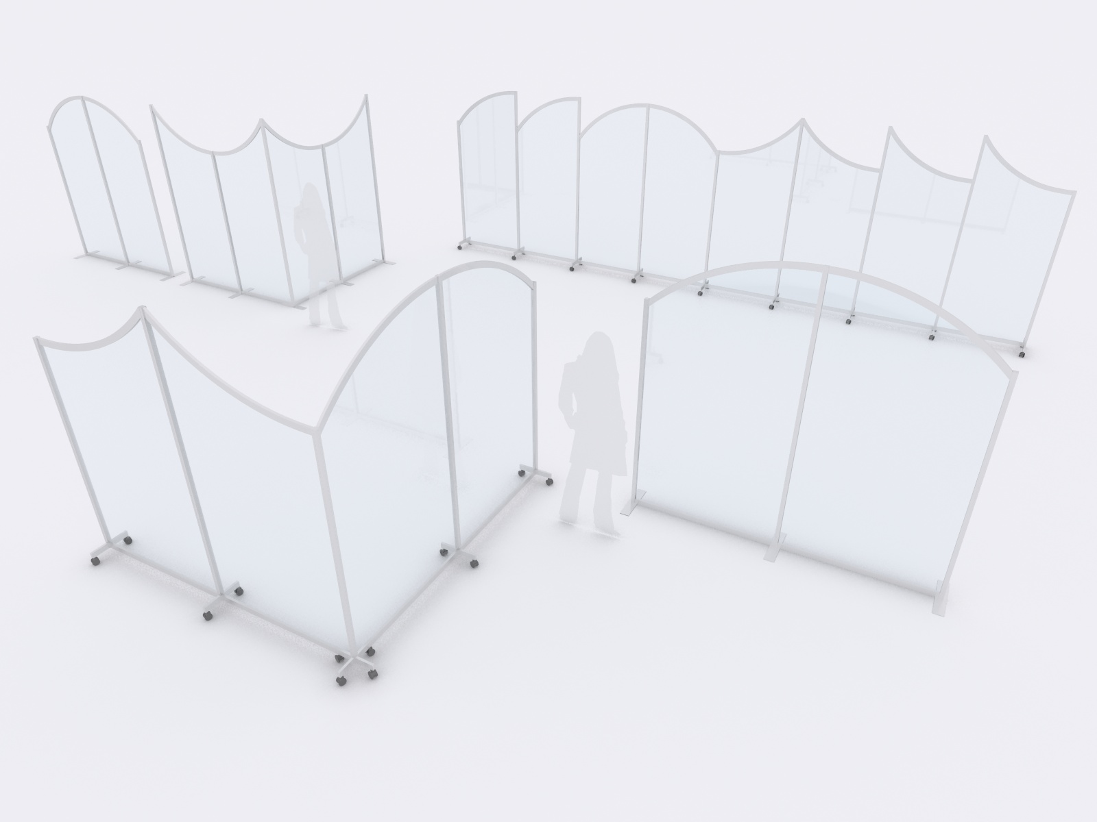 Exhibit Design Search - MODT-8020 | Arch Safety Dividers (Safety ...
