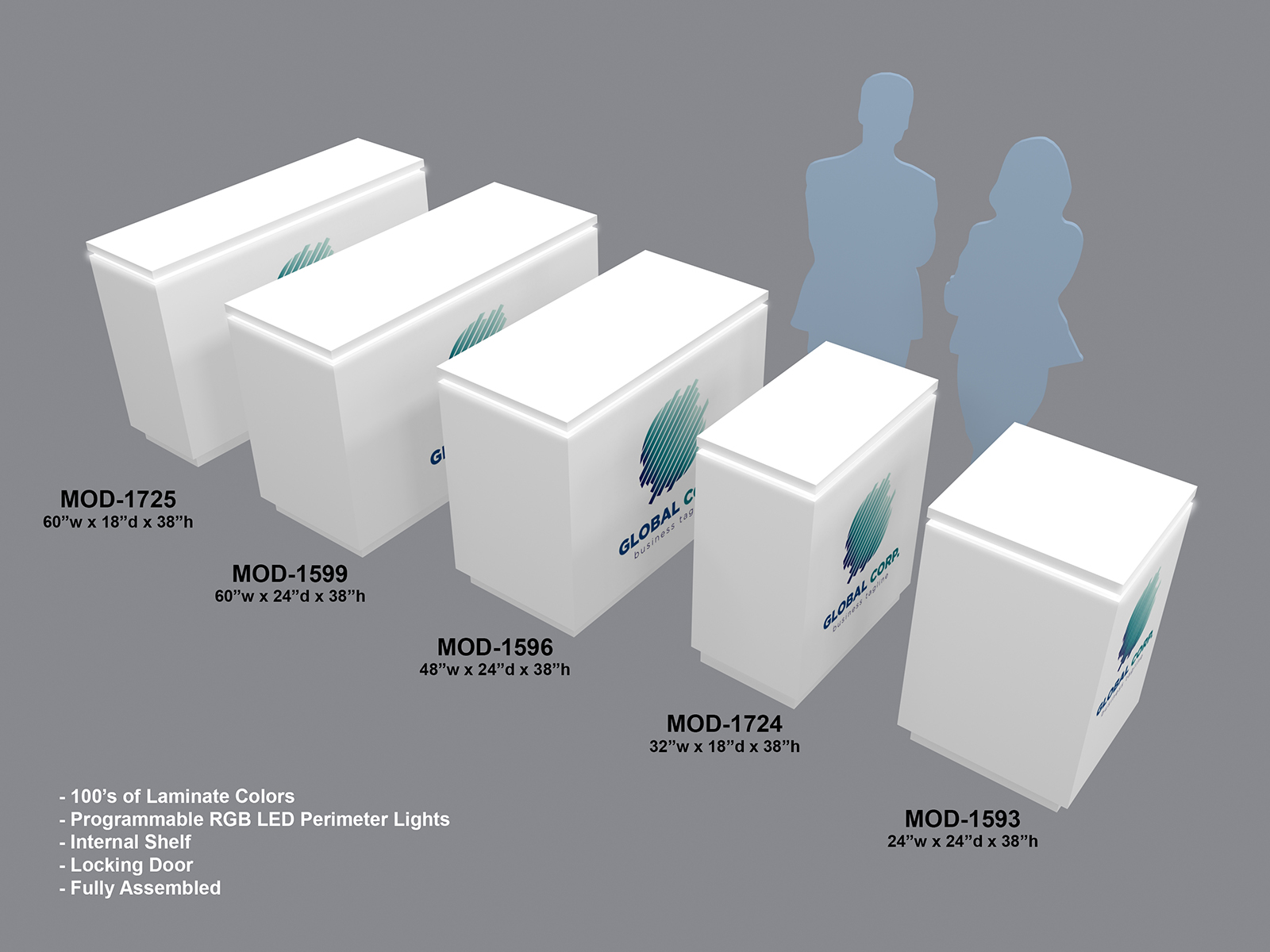 Exhibit Design Search - MODT-1596 Custom Counter (Custom Counters ...